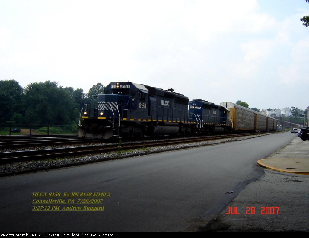 HLCX 8158 Ex-BN 8158 SD40-2 July 28, 2007